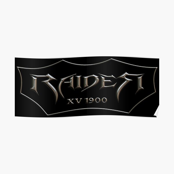 "Raider XV 1900, XV1900 logo 3" Poster for Sale by KlaraBubble | Redbubble
