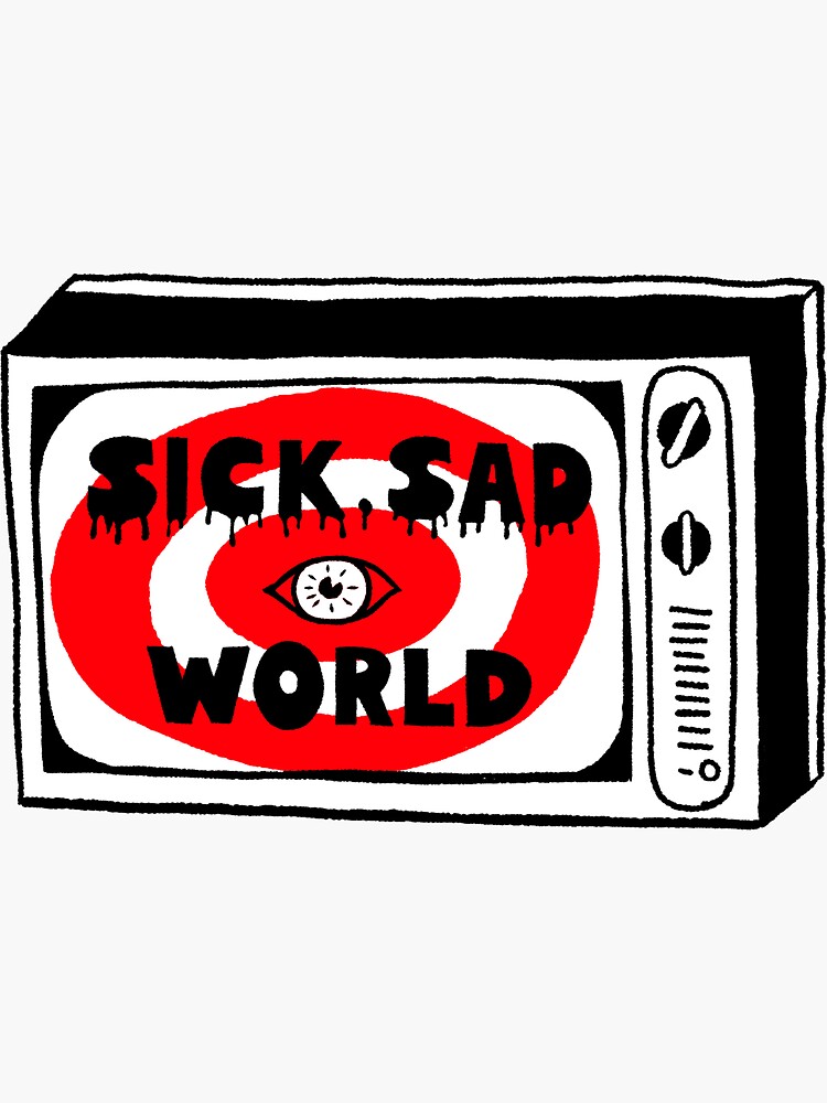 Pegatina «Pegatina Daria - Camiseta y camiseta de Sick Sad World» de ...