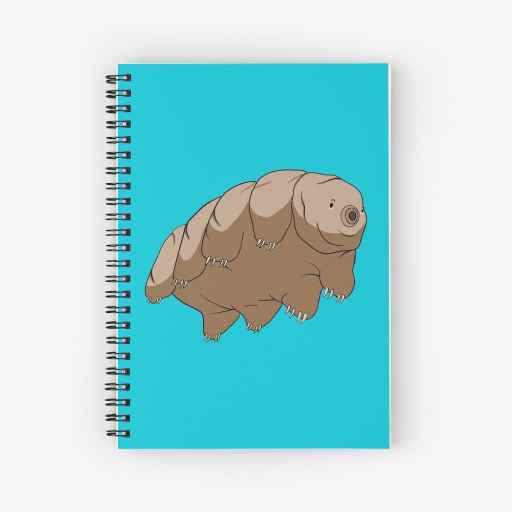 "Tardigrade Water Bear Drawing" Spiral Notebook for Sale by Teeming ...