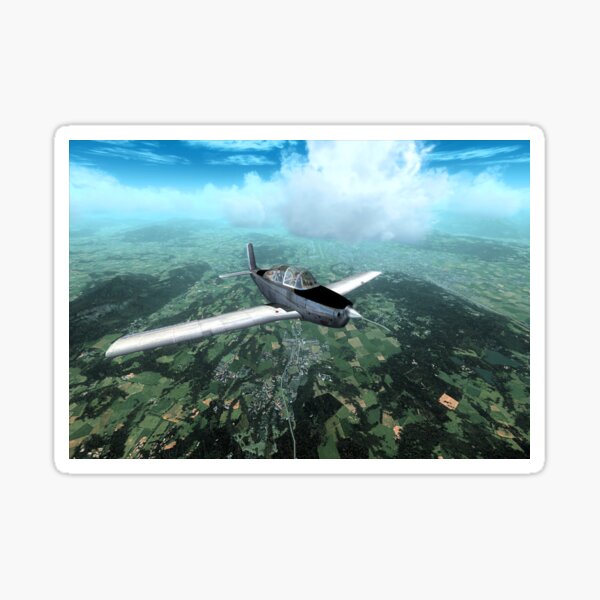 "Beechcraft Mentor" Sticker by marjanmencin | Redbubble