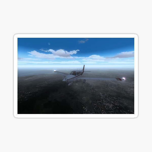 "Piper Cherokee 236" Sticker by marjanmencin | Redbubble