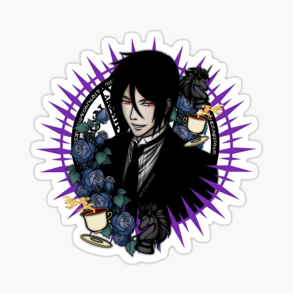 "Sebastian" Sticker by KwnBlack | Redbubble