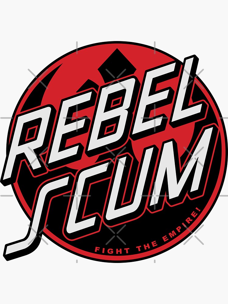"Rebel Emblem (Red)" Sticker for Sale by Getsousa | Redbubble