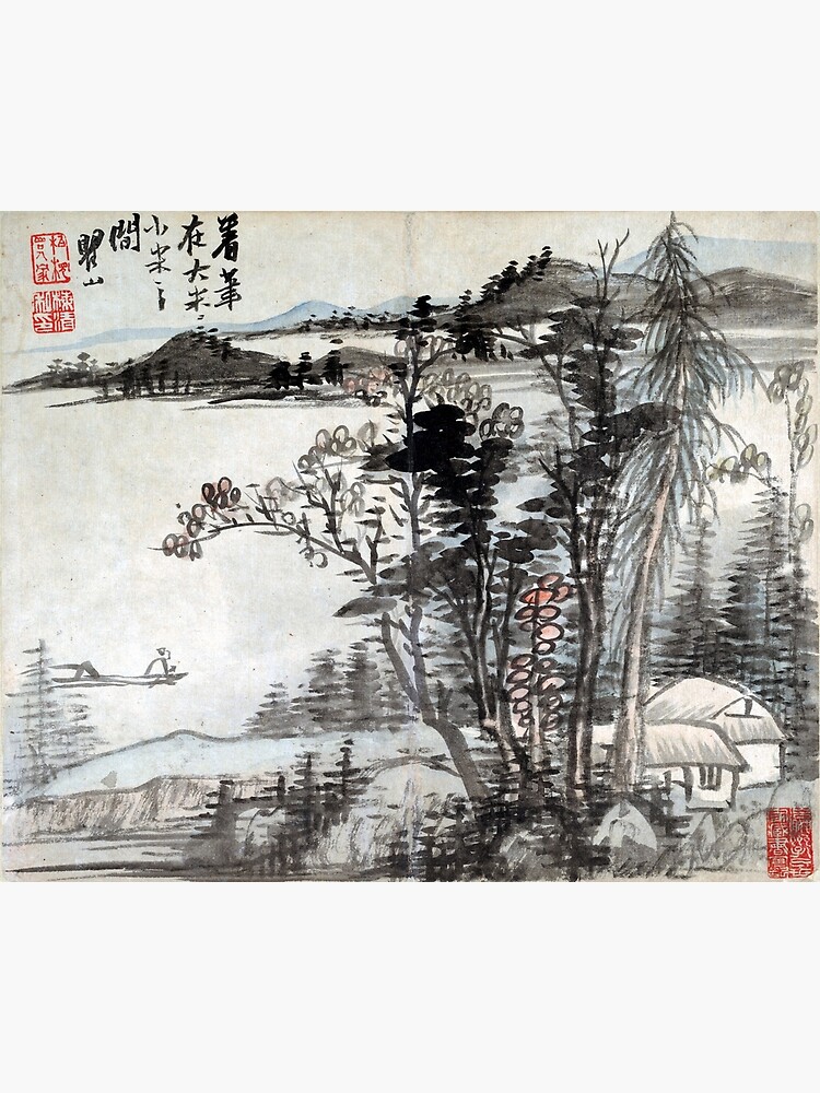 "Mei Qing Landscapes after Ancient Masters" Poster by pdgraphics ...