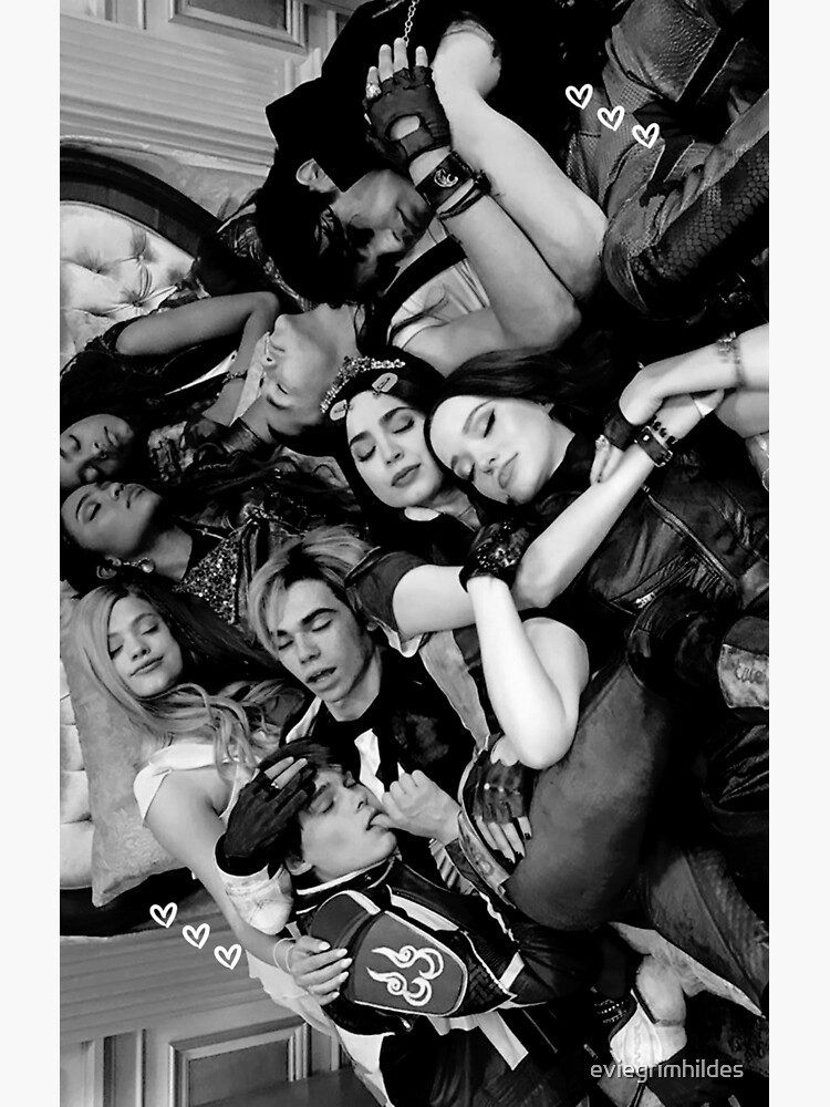 "Descendants 3 Cast (Fanmade Merch)" Sticker for Sale by eviegrimhildes ...