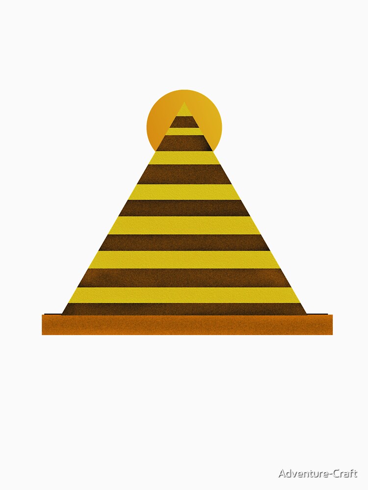 "Yellow Pyramid" T-shirt by Adventure-Craft | Redbubble