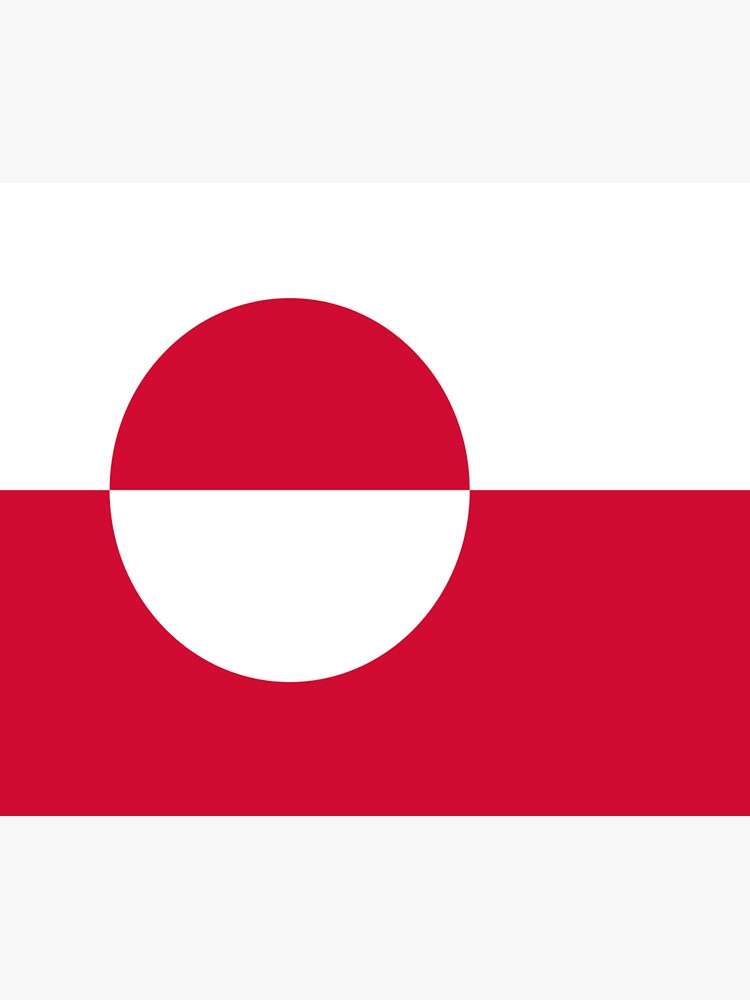 "Greenland flag" Sticker by flagshop | Redbubble