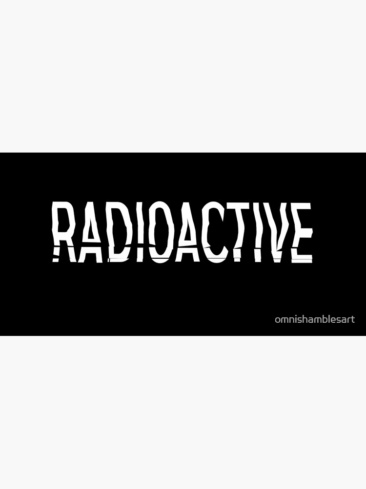 "'Radioactive' Distorted Font" Poster for Sale by omnishamblesart ...