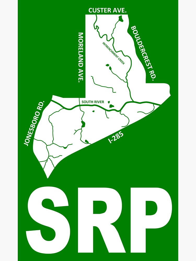 "SRP - Vertical - White on Green" Sticker for Sale by STOAPF | Redbubble