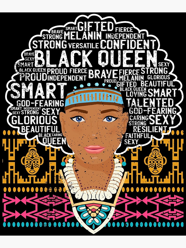 Lámina fotográfica « entonces este es el producto Afro Queen Black Pride que necesitas en tu ...