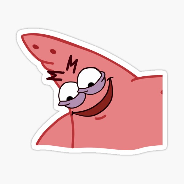 "Spongebob - Mad Patrick" Sticker for Sale by Das-Auxxus | Redbubble
