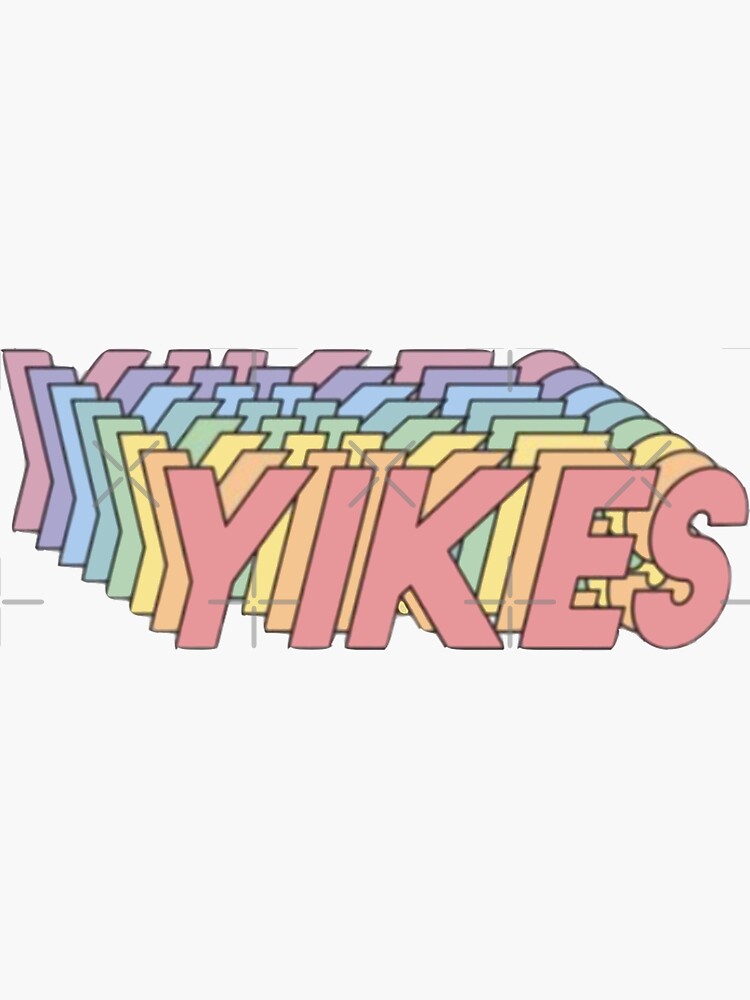 "Yikes" Sticker by Edwintorres1041 | Redbubble