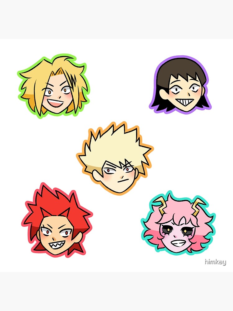 "BNHA Cute Bakusquad" Art Print by himkay | Redbubble