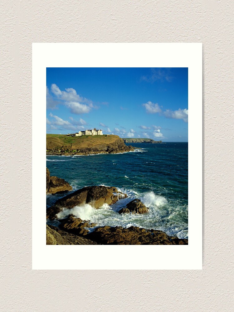 "Poldhu Point, Lizard Peninsular, Cornwall, UK 1990" Art Print for Sale ...