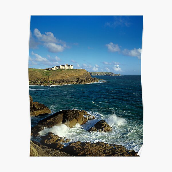 Poster « Poldhu Point, Lizard Peninsular, Cornwall, UK 1990 », par dd ...