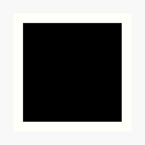 "BLACKEST BLACK - Solid Black " Art Print for Sale by BoldBetty | Redbubble