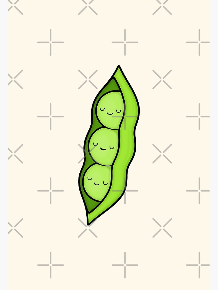 "Peas In The Cozy Pod" Poster by kimvervuurt | Redbubble