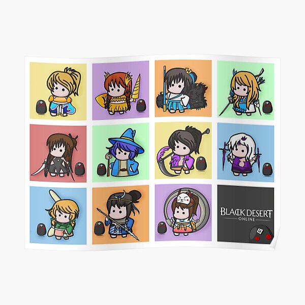 "BDO Icons - Females" Poster for Sale by sarah-davies | Redbubble