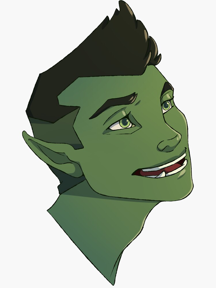 "Beast Boy" Sticker by Sumire76 | Redbubble