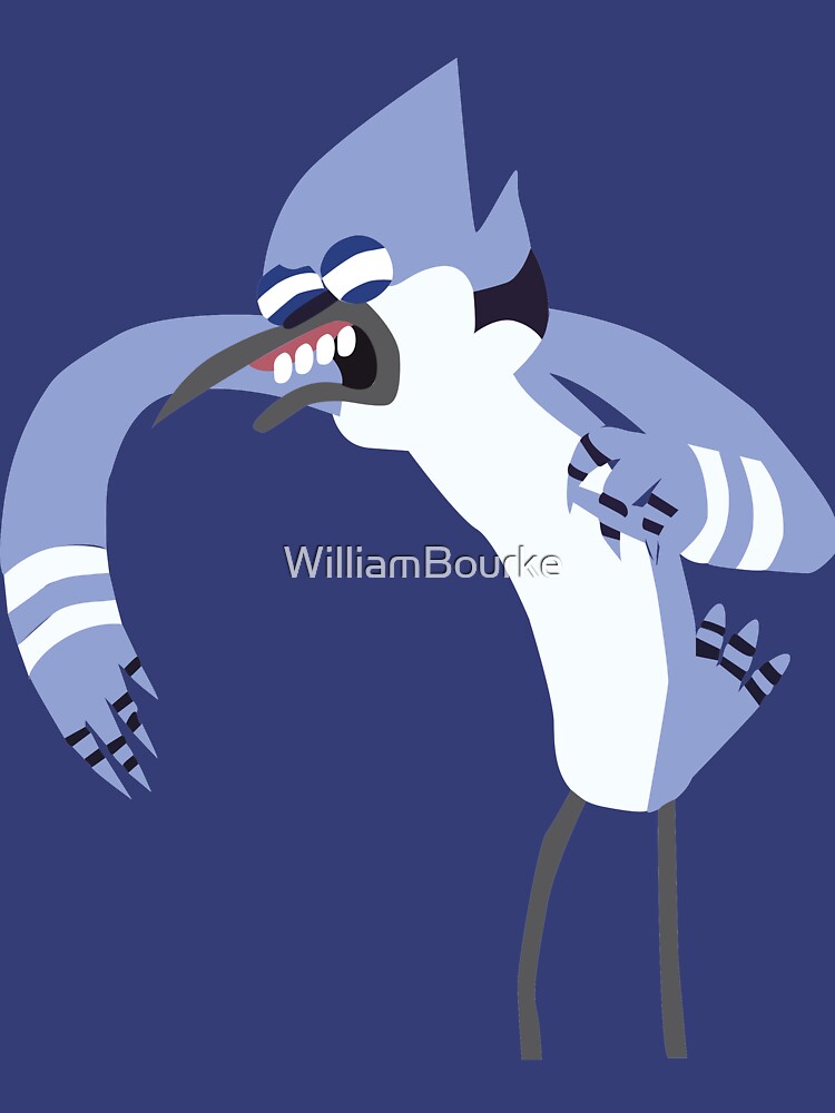 "Mordecai | Regular Show" T-shirt for Sale by WilliamBourke | Redbubble ...