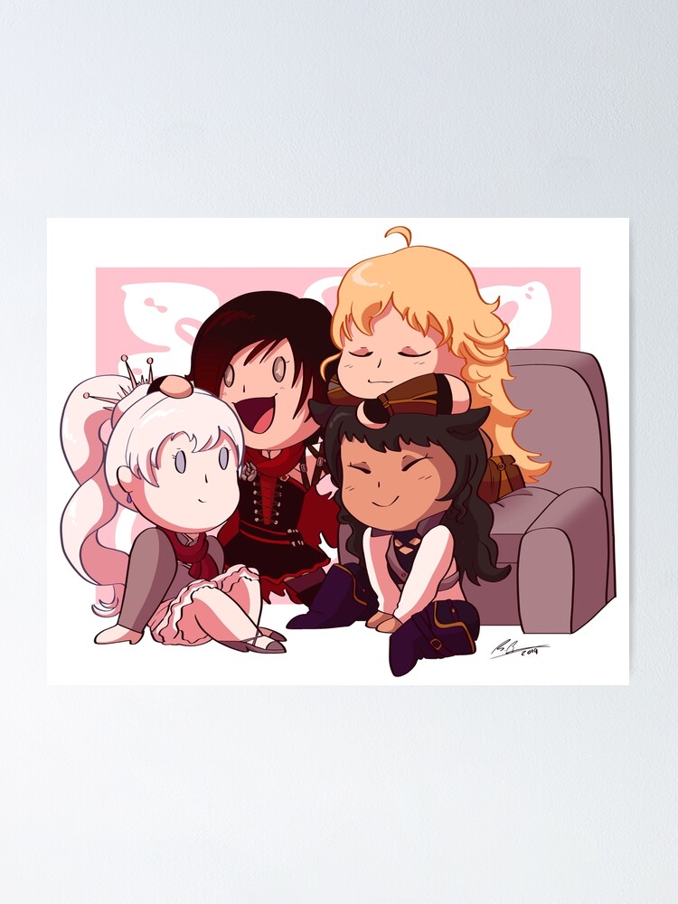 "Team RWBY Chibis" Poster by EpikBecky | Redbubble
