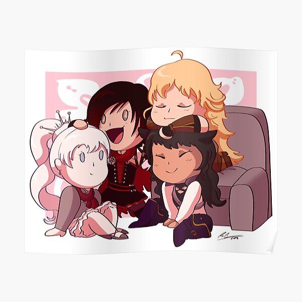 "Team RWBY Chibis" Poster by EpikBecky | Redbubble