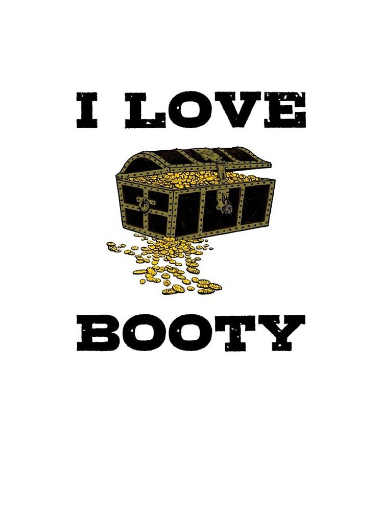 "I Love Booty" iPhone Case for Sale by DiscoBoogie | Redbubble