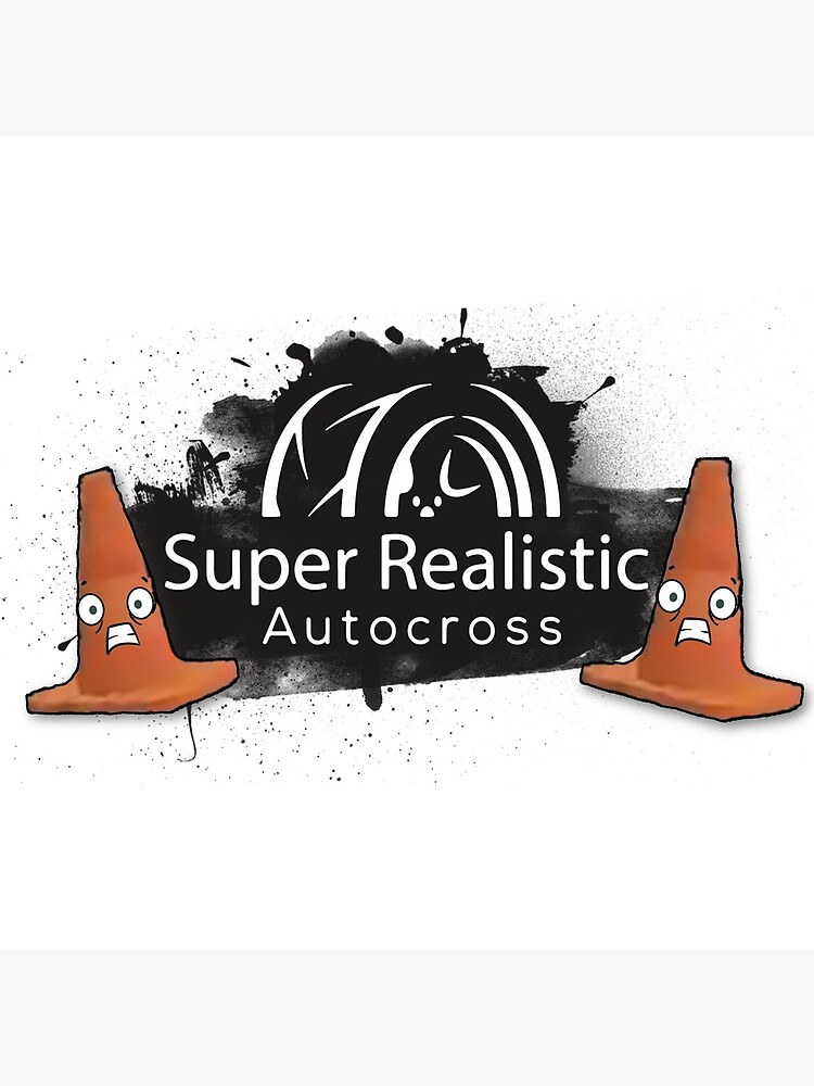 "Super Realistic Autocross Scared Cones Logo" Art Print for Sale by ...