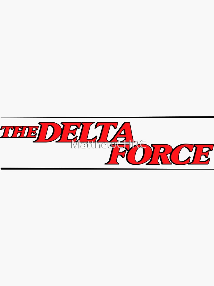 "The Delta Force" Sticker by MatthewCHRC | Redbubble