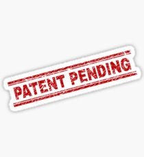 Patent Pending Stickers | Redbubble