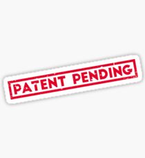 Patent Pending Stickers | Redbubble