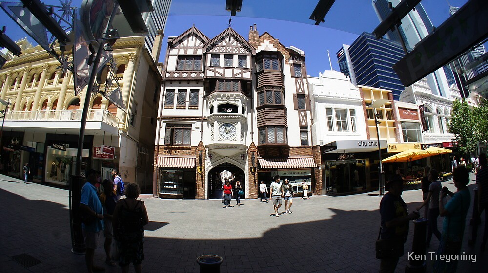 "Street view of the Arcade "Old Worlde!" Perth " by Ken Tregoning ...