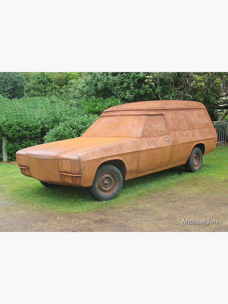 "Rusty Holden Panel Van" Framed Art Print by bluegumbill | Redbubble