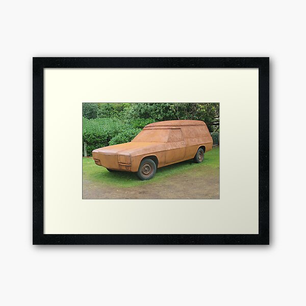 "Rusty Holden Panel Van" Framed Art Print by bluegumbill | Redbubble