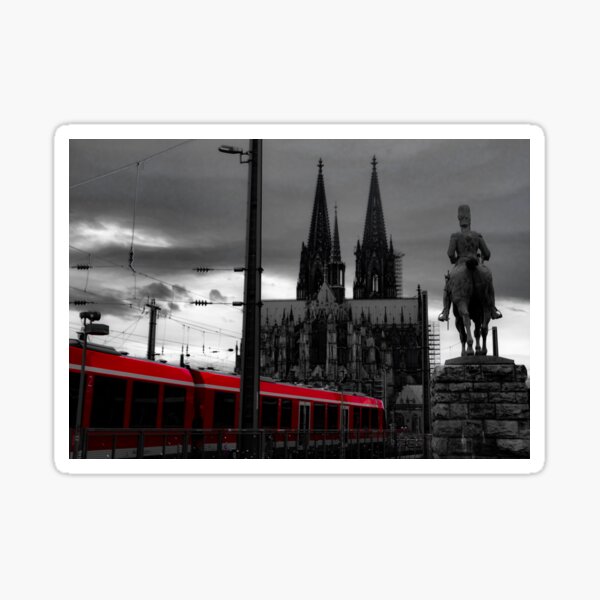 "Cologne cathedral" Sticker for Sale by fillmer | Redbubble