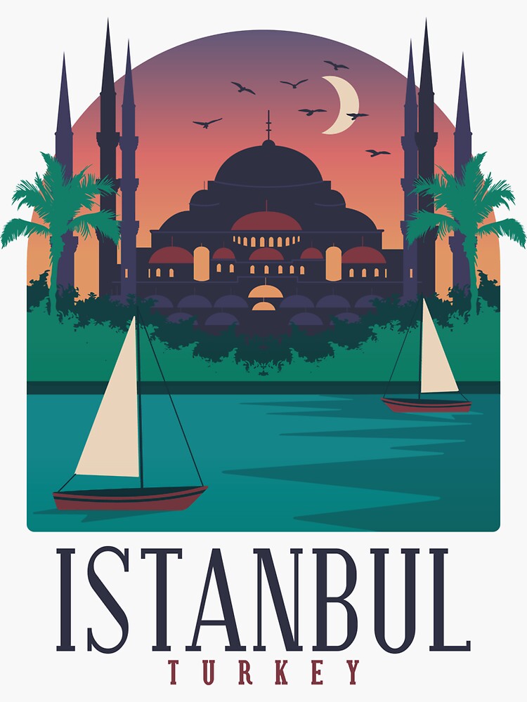 "Istanbul Turkey" Sticker for Sale by FFelder | Redbubble