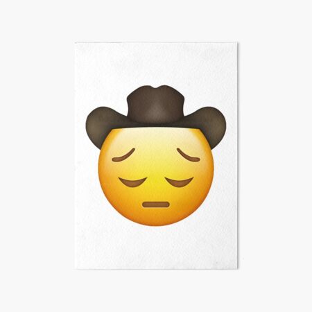 "Sad Cowboy Yeehaw Meme " Art Board Print by fandemonium | Redbubble