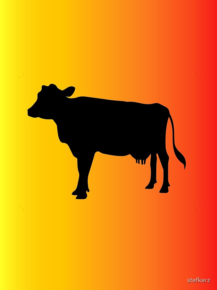 "Cow sunset silhouette" Poster by stefkerz | Redbubble
