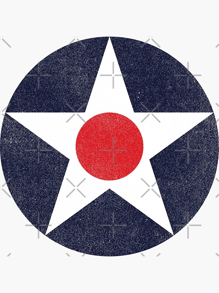 "United States Army Air Corps Roundel" Sticker for Sale by TuscanRadar ...