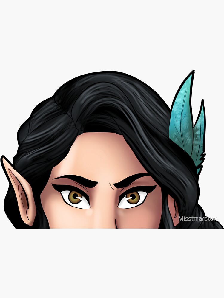 "Vex’ahlia Peeper Sticker " Sticker for Sale by Misstmarston | Redbubble