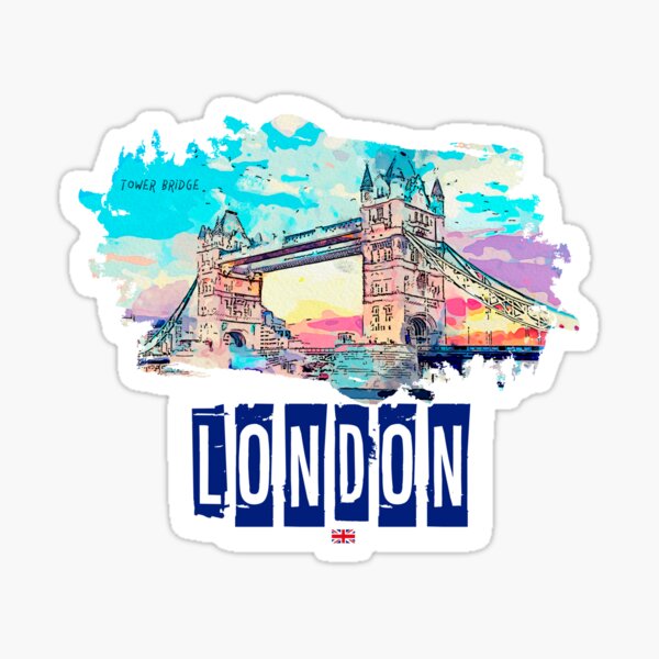"LONDON - TOWER BRIDGE" Sticker for Sale by MarkMotta | Redbubble