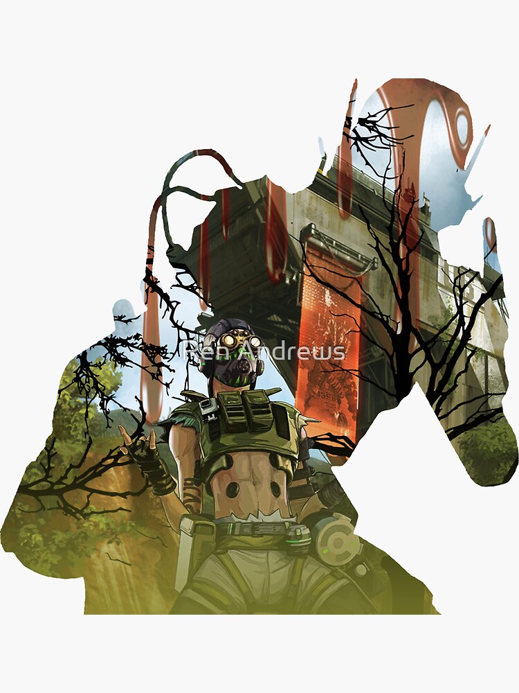 "Octane Apex Legends" Sticker by RensDigitalArt | Redbubble