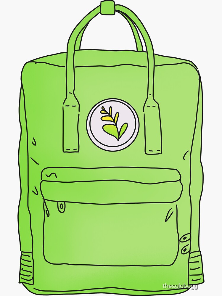 "Kanken plant backpack green" Sticker for Sale by thesoloboyy | Redbubble