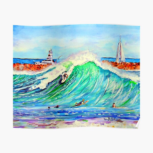 "The Wedge" Poster by ArtbyLeclerc | Redbubble