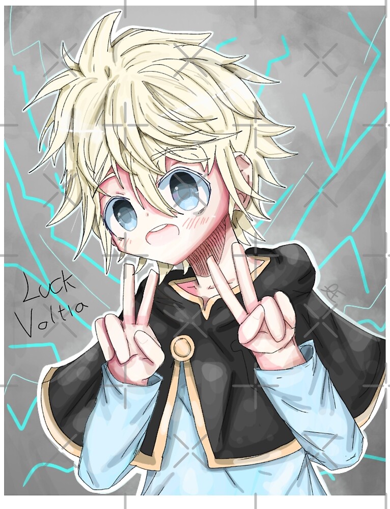 "Black clover Luck Voltia Artwork By Kībo-Kībo" by Kibo-Kibo | Redbubble