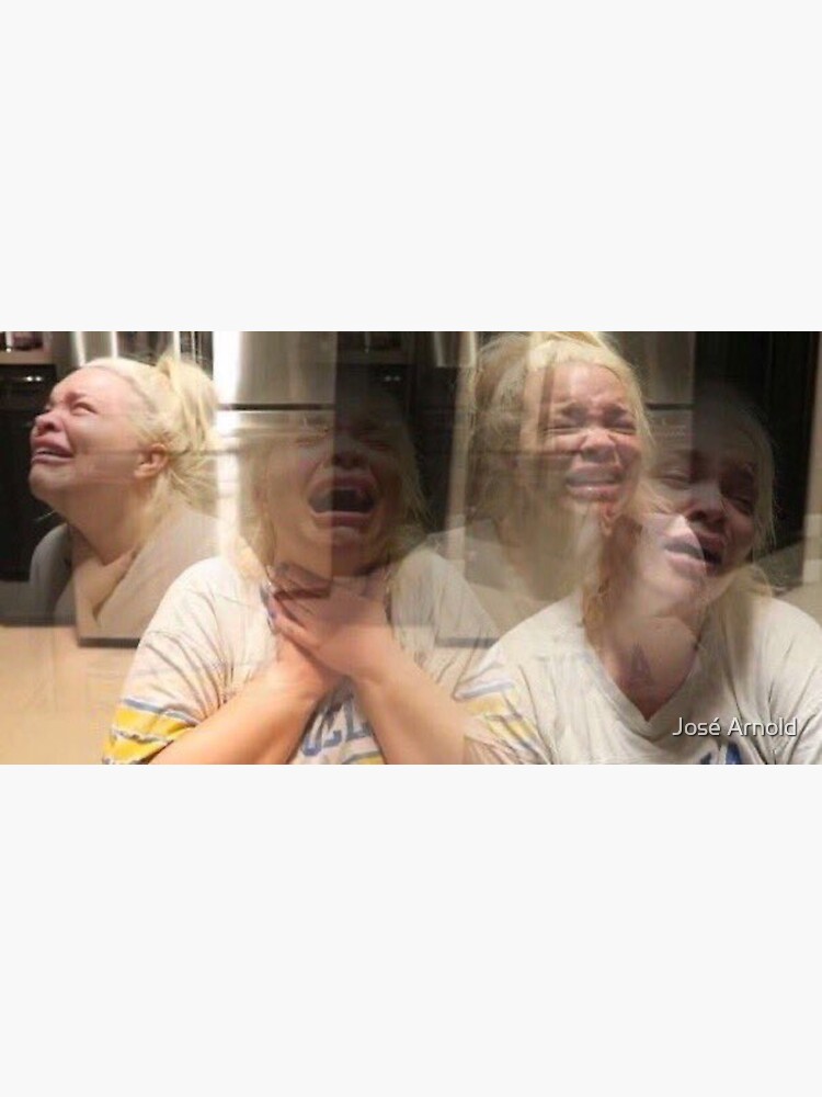 "Trisha Paytas Crying" Sticker by ag4iscoming | Redbubble