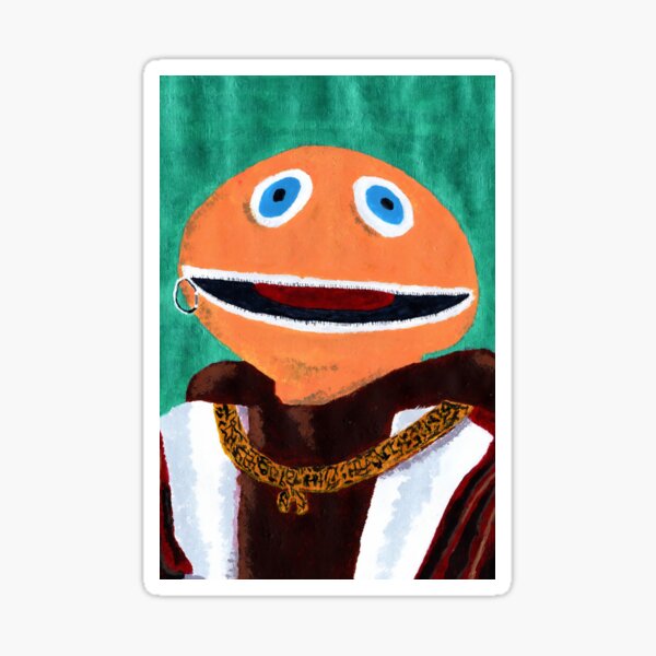 "King Zippy The Rainbow King (Le Roi Zippy)" Sticker for Sale by ...