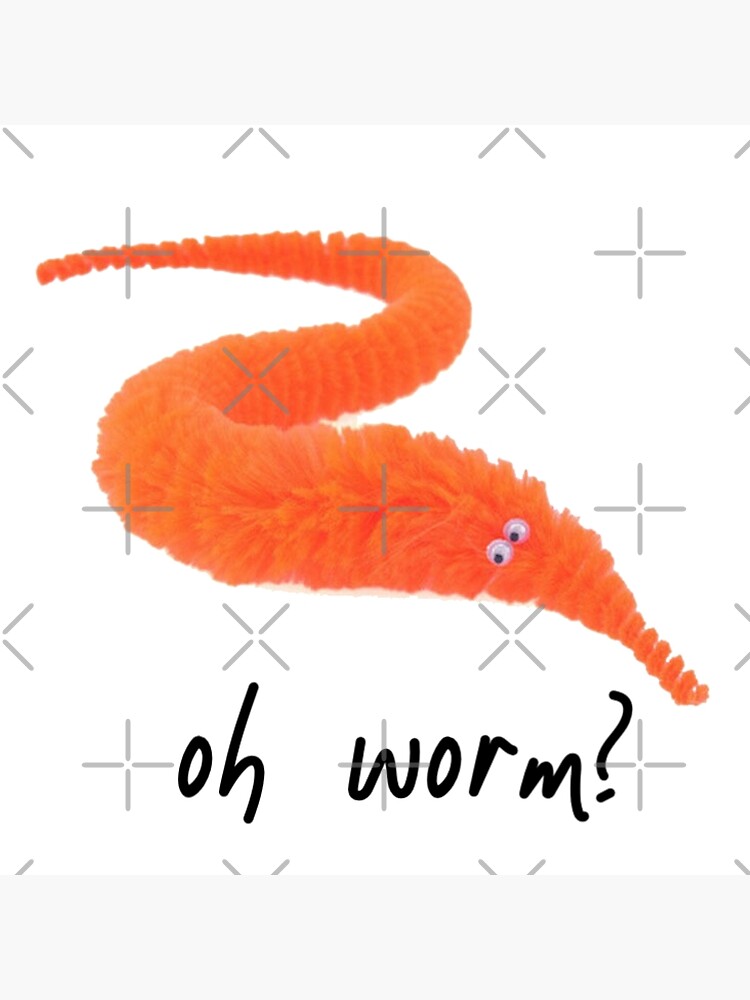 "Oh Worm? On a String" Framed Art Print for Sale by NHChel | Redbubble