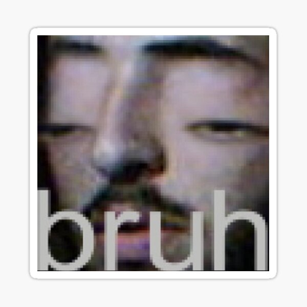 "TheMek27 Bruh Emote" Sticker for Sale by meksmukluks | Redbubble