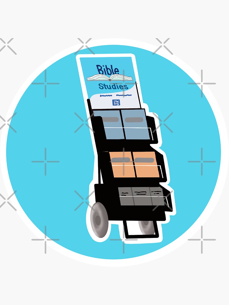 "Cute service cart" Sticker for Sale by Jwcraftic | Redbubble